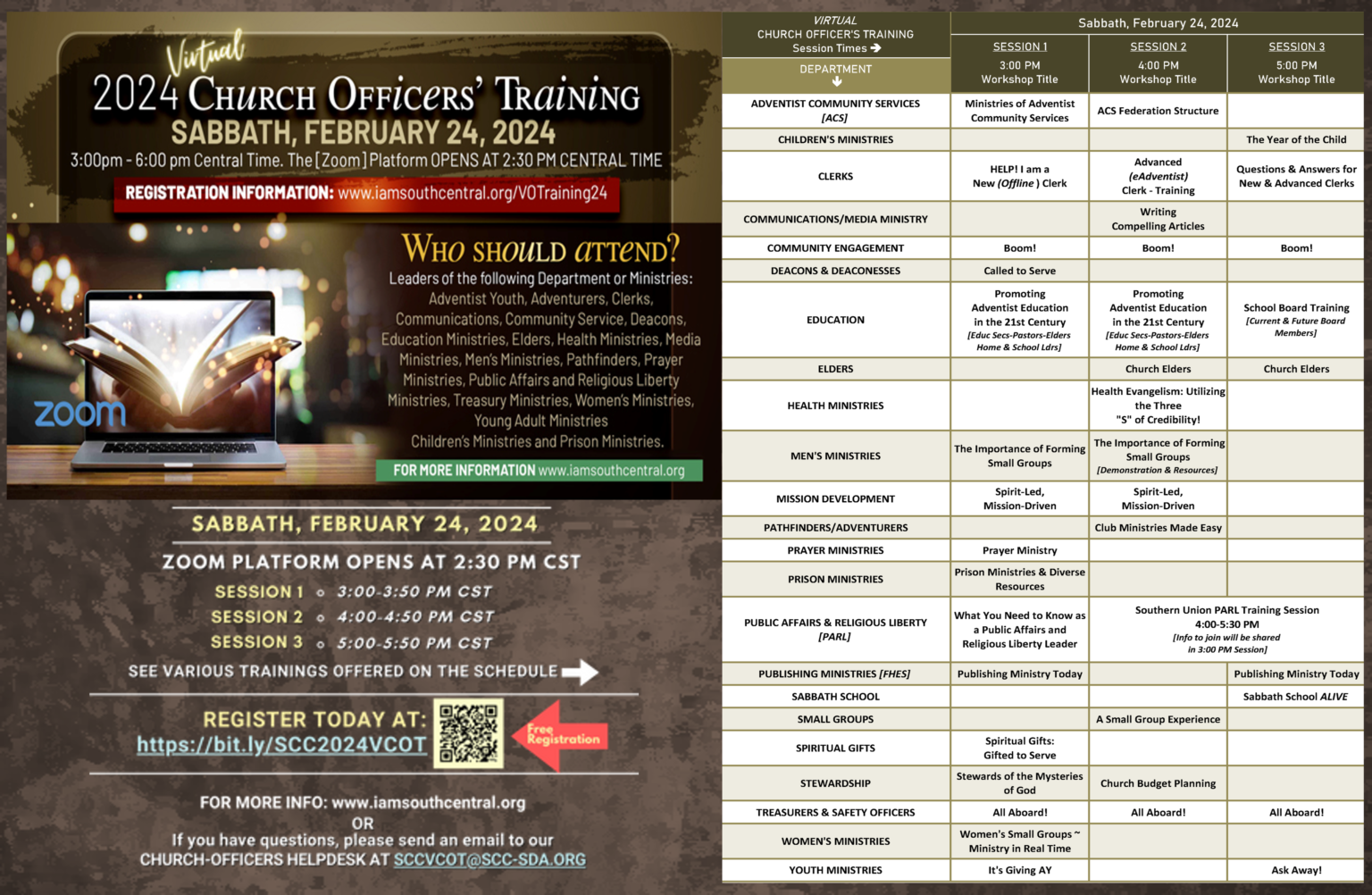 Church Officers Training 2024 - South Central Conference of Seventh-day ...